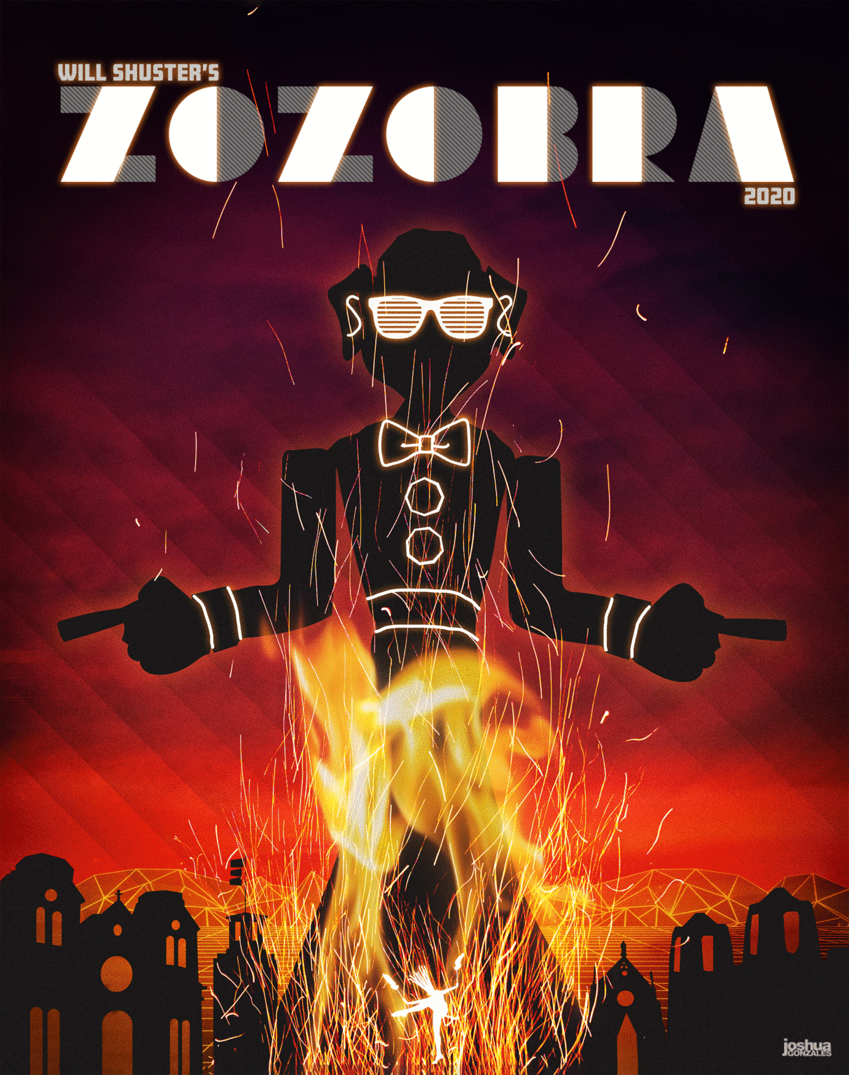 Official 2020 Zozobra Poster – huaGRAPHICS